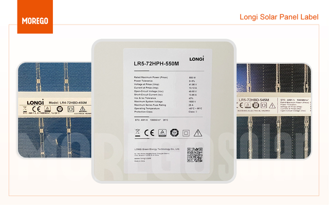 LONGi Solar 450-460W Bifacial PERC solar panel - Moregosolar, one-stop ...